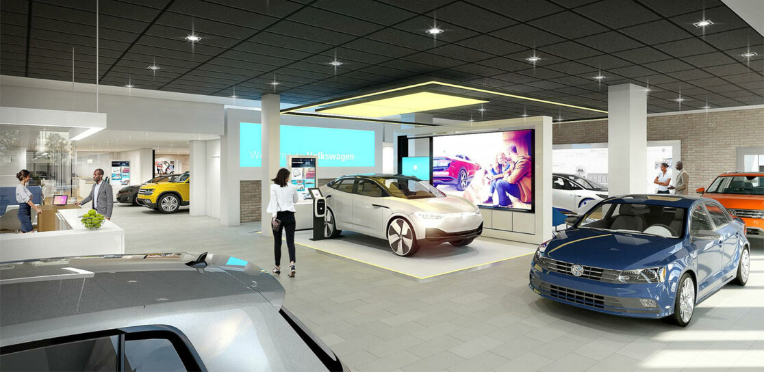 Volkswagen Downtown Chicago - Automotive Dealership Design
