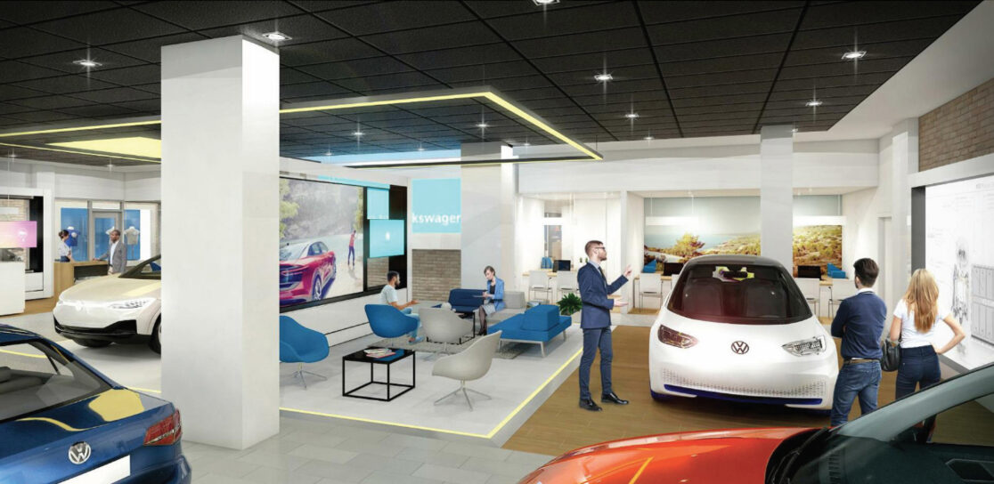 Volkswagen Downtown Chicago - Automotive Dealership Design